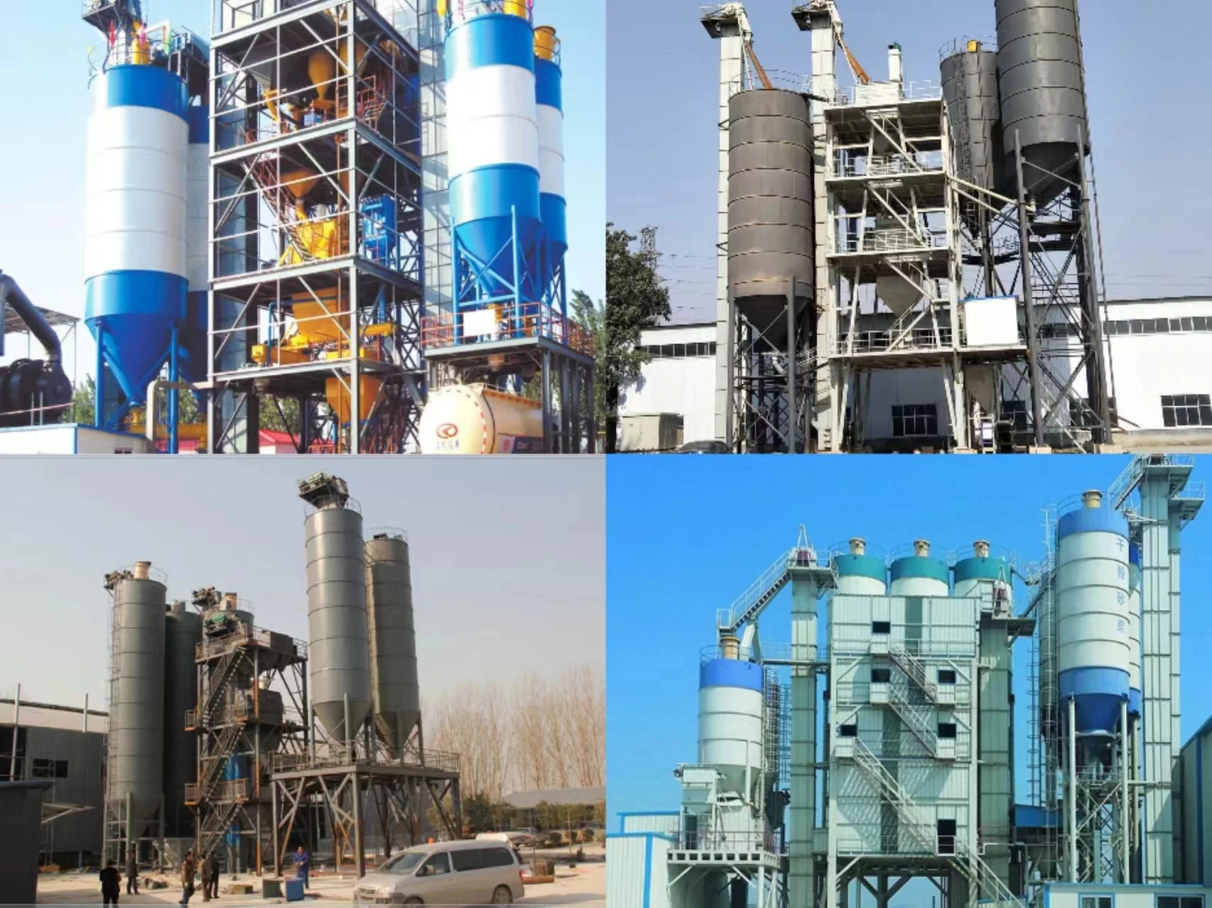 Dry Mortar Mixing Plant for Sale Tower Type Mortar Mixing Facility ...