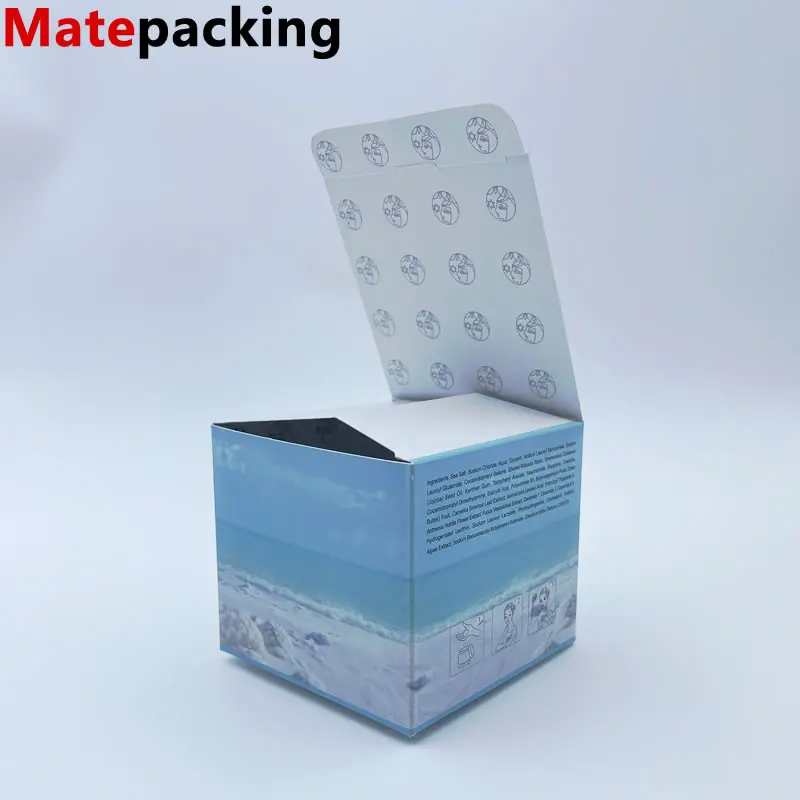 Custom Design Self Lock Bottom Cardboard Box Matt Packing Paper Boxes ...