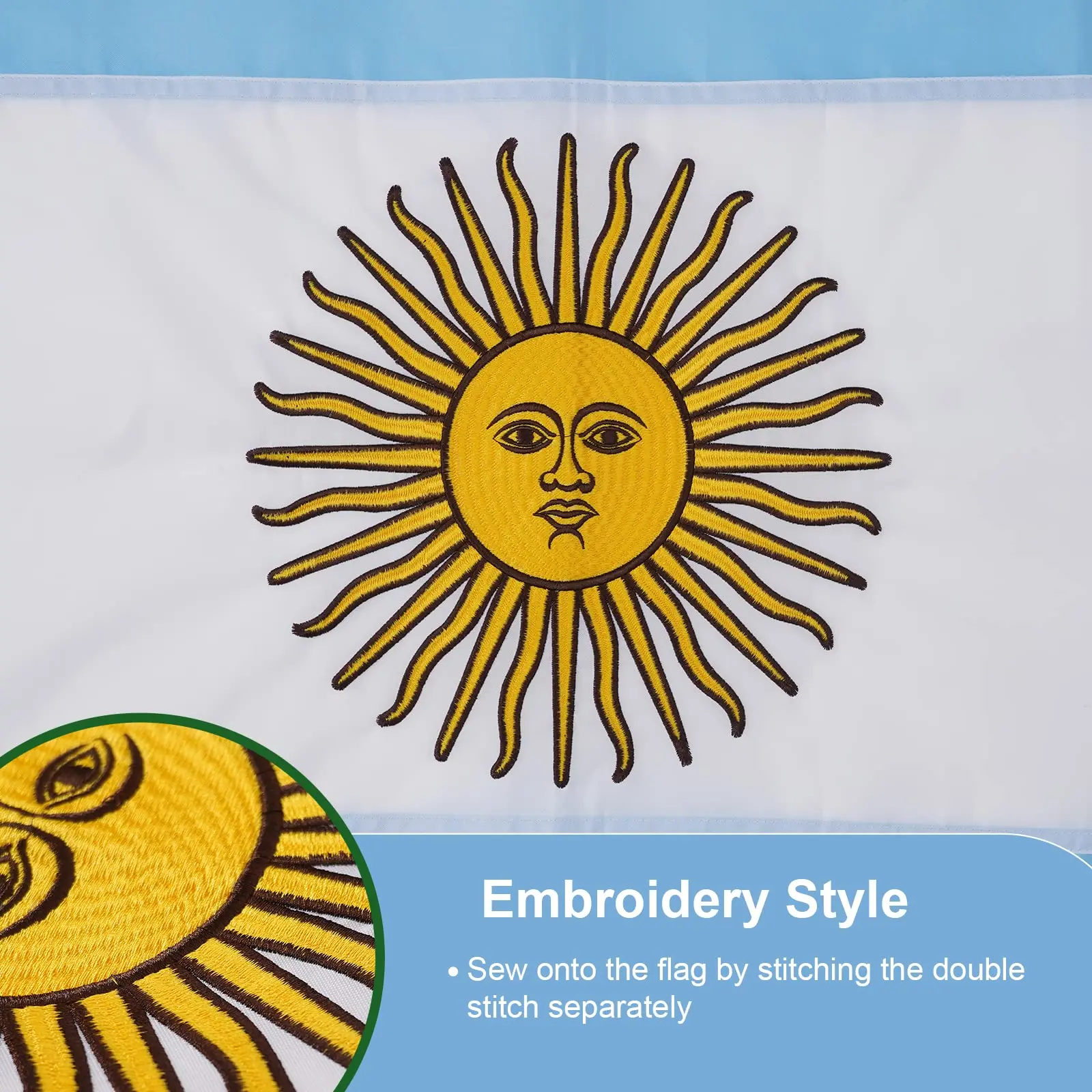Silk Print 90x150cm Argentina Flag 3x5 Ft All Countries Flags,Banners ...