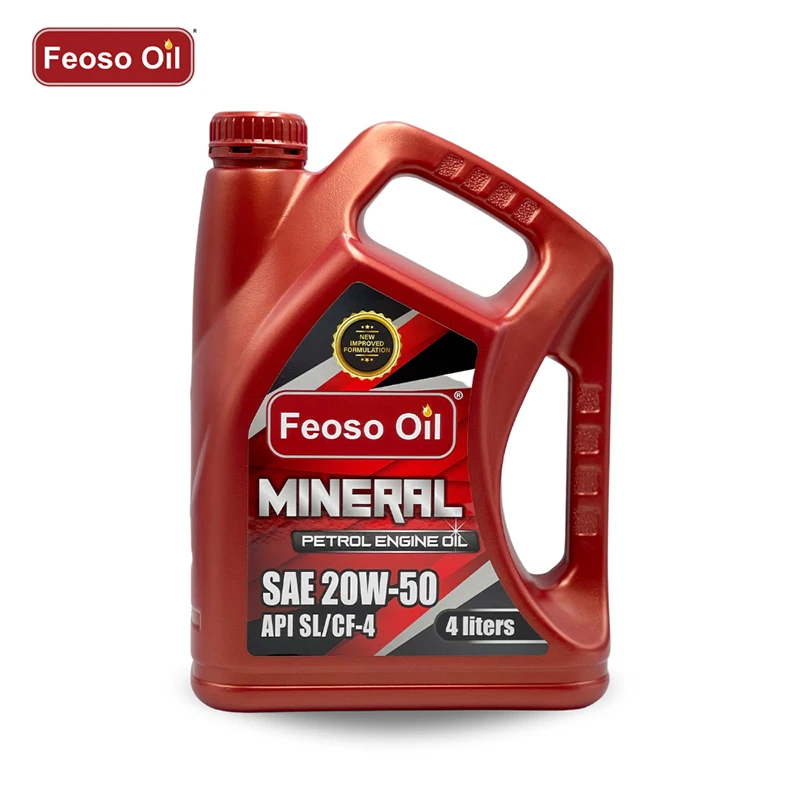 Customizable Design With Bottle Mineral Sae 20w50 Api Sl/cf-4 Blended From High Grade Base Oils ...