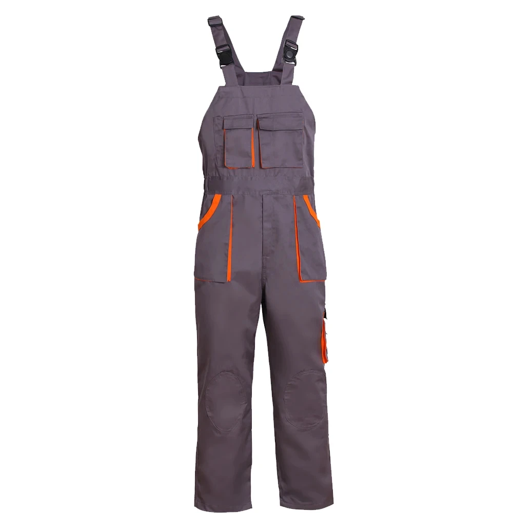 Industrial Safety Workwear Bib Multi Pockets Reflective Workwear ...