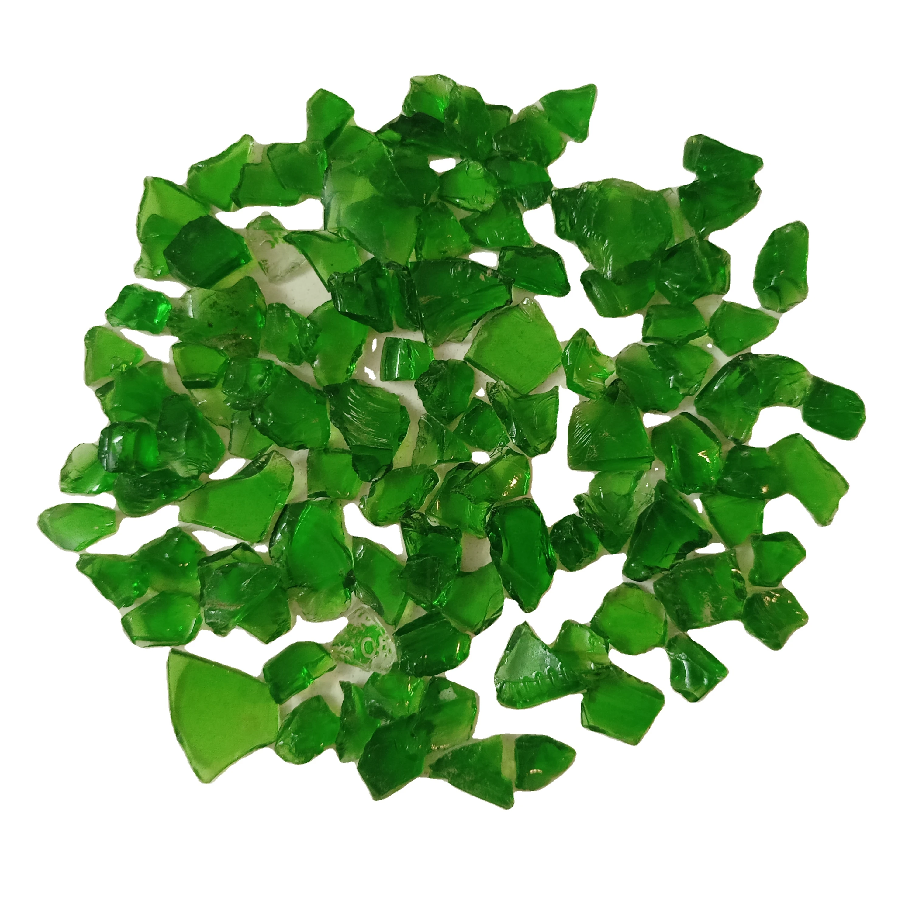 Cullet Decorative Recycled Broken Crushed natural Scrap Glass Cullet ...
