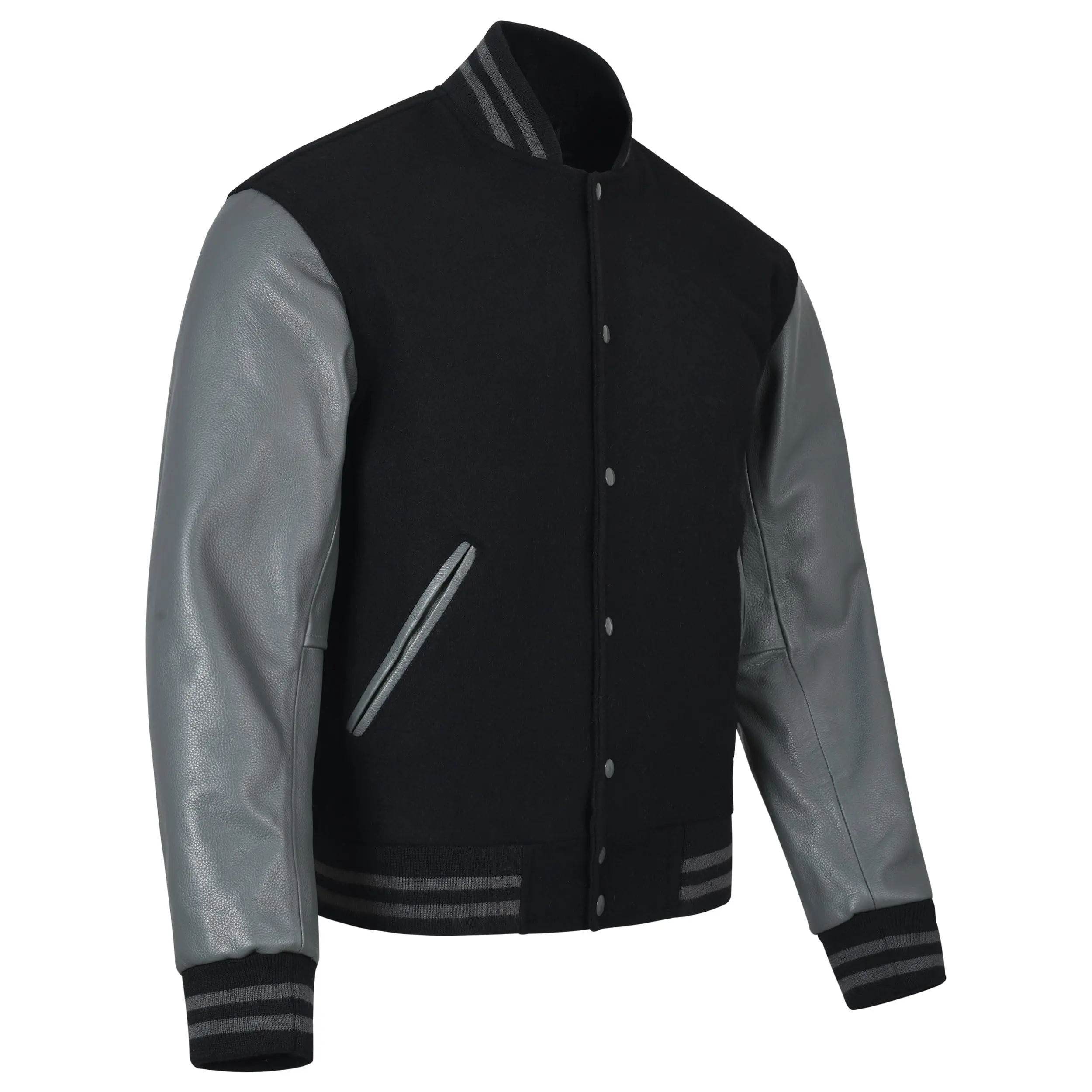 Varsity Jacket Baseball Letterman Jacket Wool And Leather Premium ...