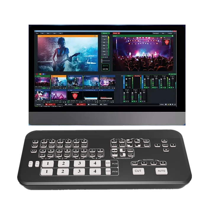 broadcast video streaming switcher video Vmix&OBS switcher live stream ...