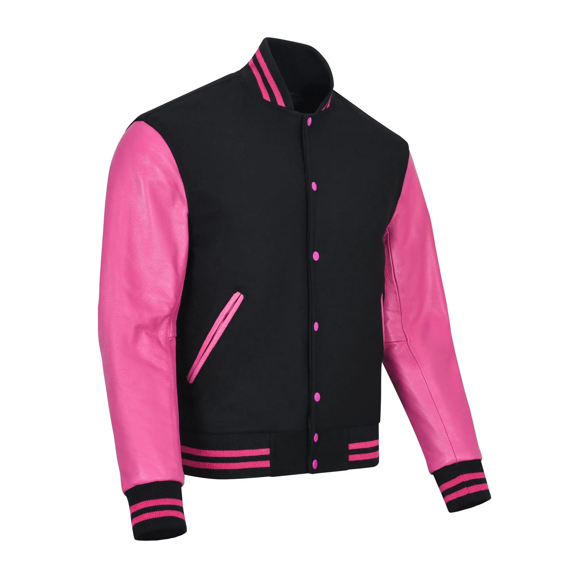Varsity Jacket Baseball Letterman Jacket Wool And Leather Premium ...