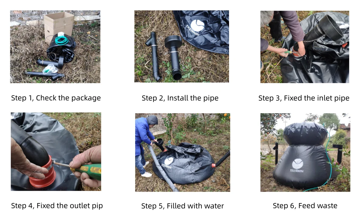 Home Biogas Digester Biodigester Bio Digester - Buy Home Waste Biogas ...