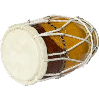 Handmade Wooden Dholki Drums Handcrafted Wooden Dholki Drums Sheep Skin ...