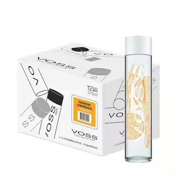 Pure White Voss Still Natural Spring Water 12 Pack Case Of Bottled ...