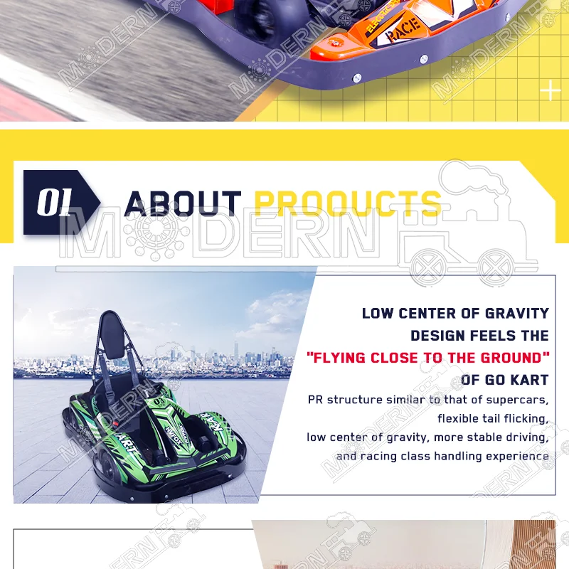 Modern Rides Kids Attraction Crazy Amusement Children Electric Single ...