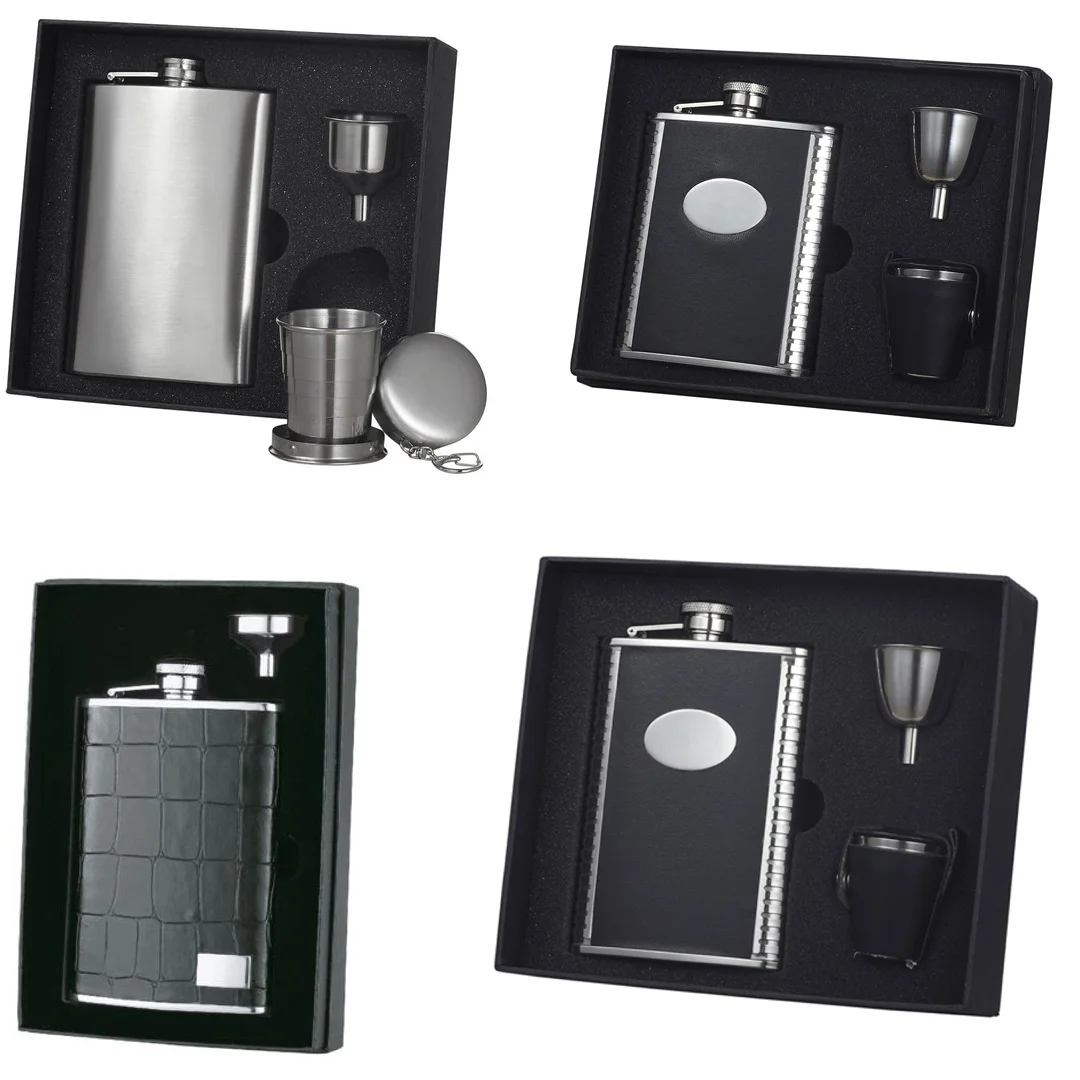 Most Popular Silver Metal Liquor Visol Miami 4oz Patterned Engravable ...