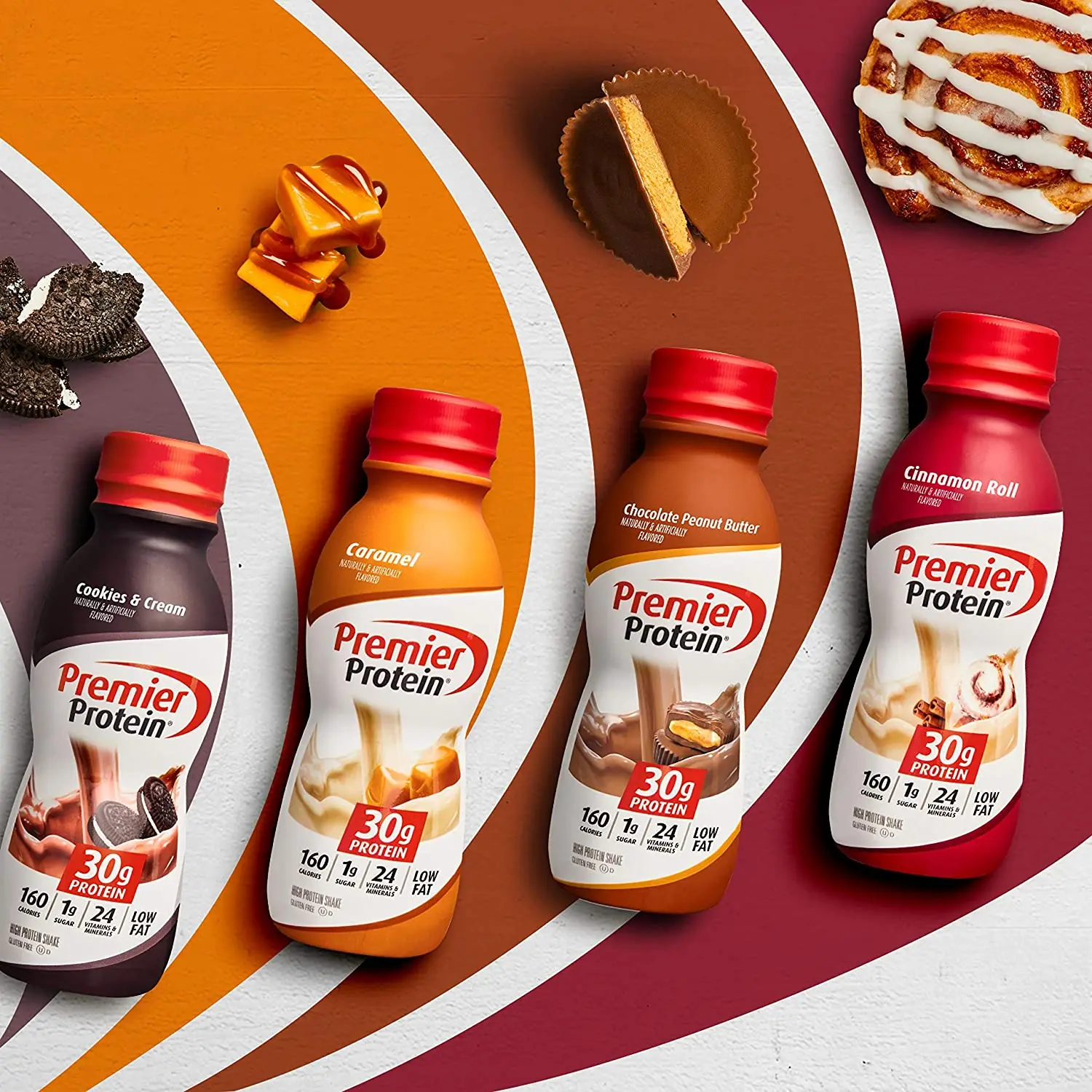 Premier Protein Shake 30g 1g Sugar 24 Vitamins Minerals Nutrients To ...