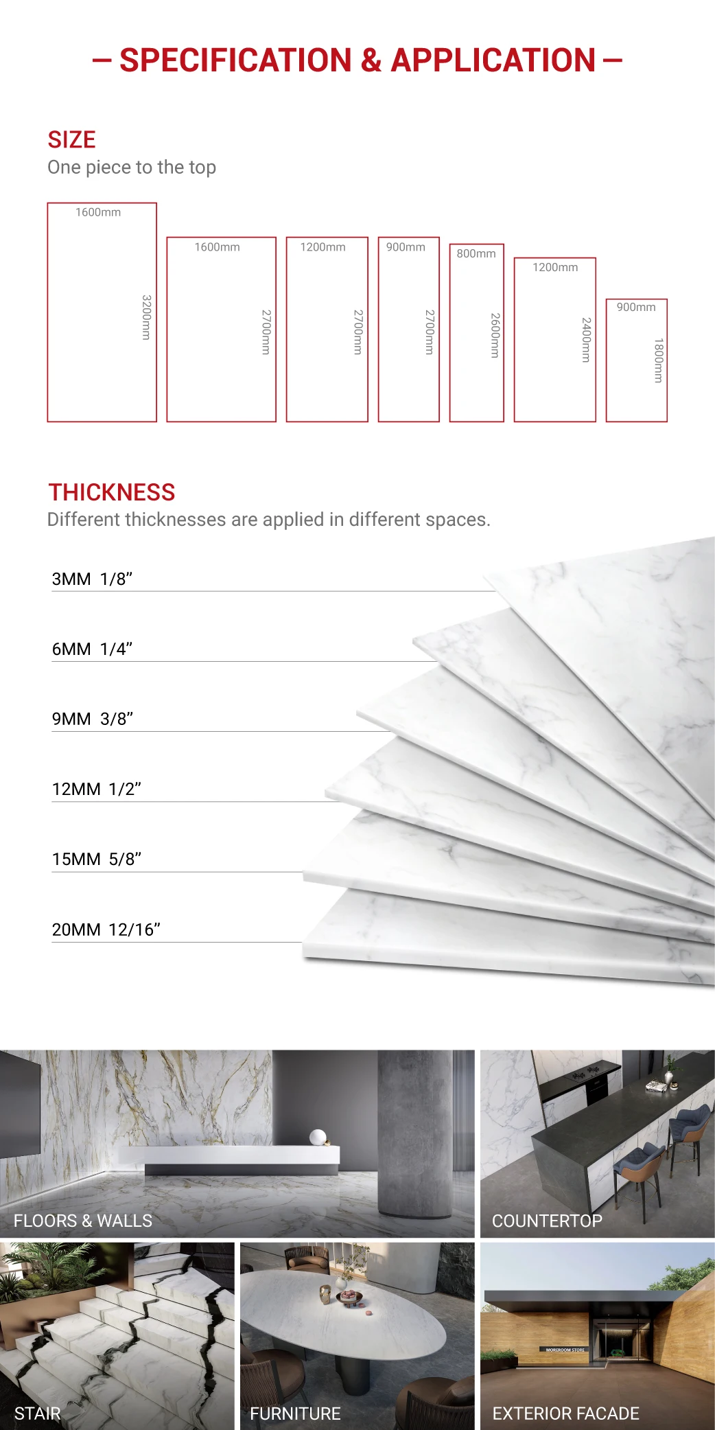 Large-format Big Porcelain Polished Glazed Slabs Tiles For Floor Wall ...