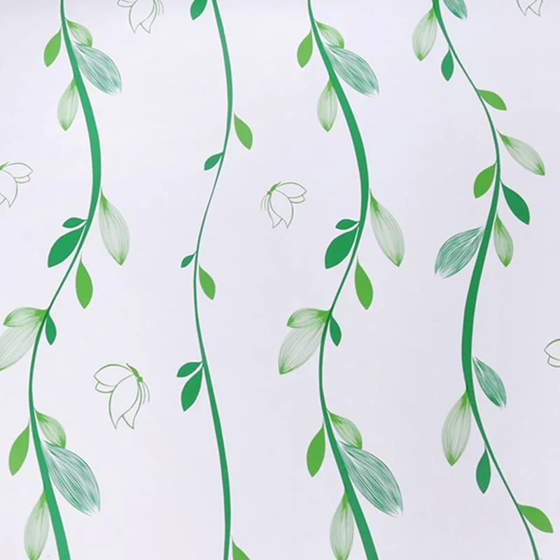 UDK PVC 45cm Self Adhesive green leaf Paper Sticker Tabletop Home ...