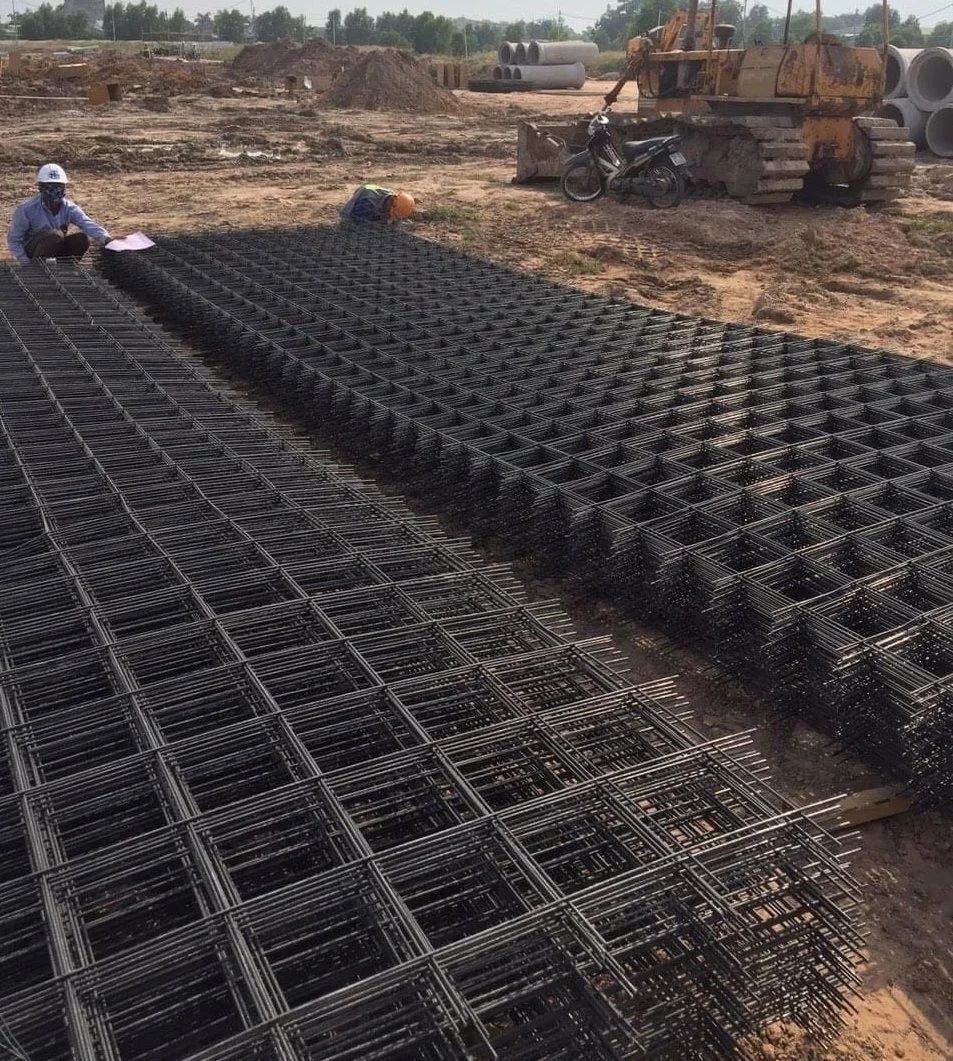 High Strength Steel Rebar Mesh Panel Concrete Stucco Ribbed Wire ...