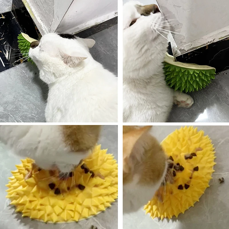 Cat Massage Combs Durian Shape Itching Comb Pet Hair Remover Brush Pets ...