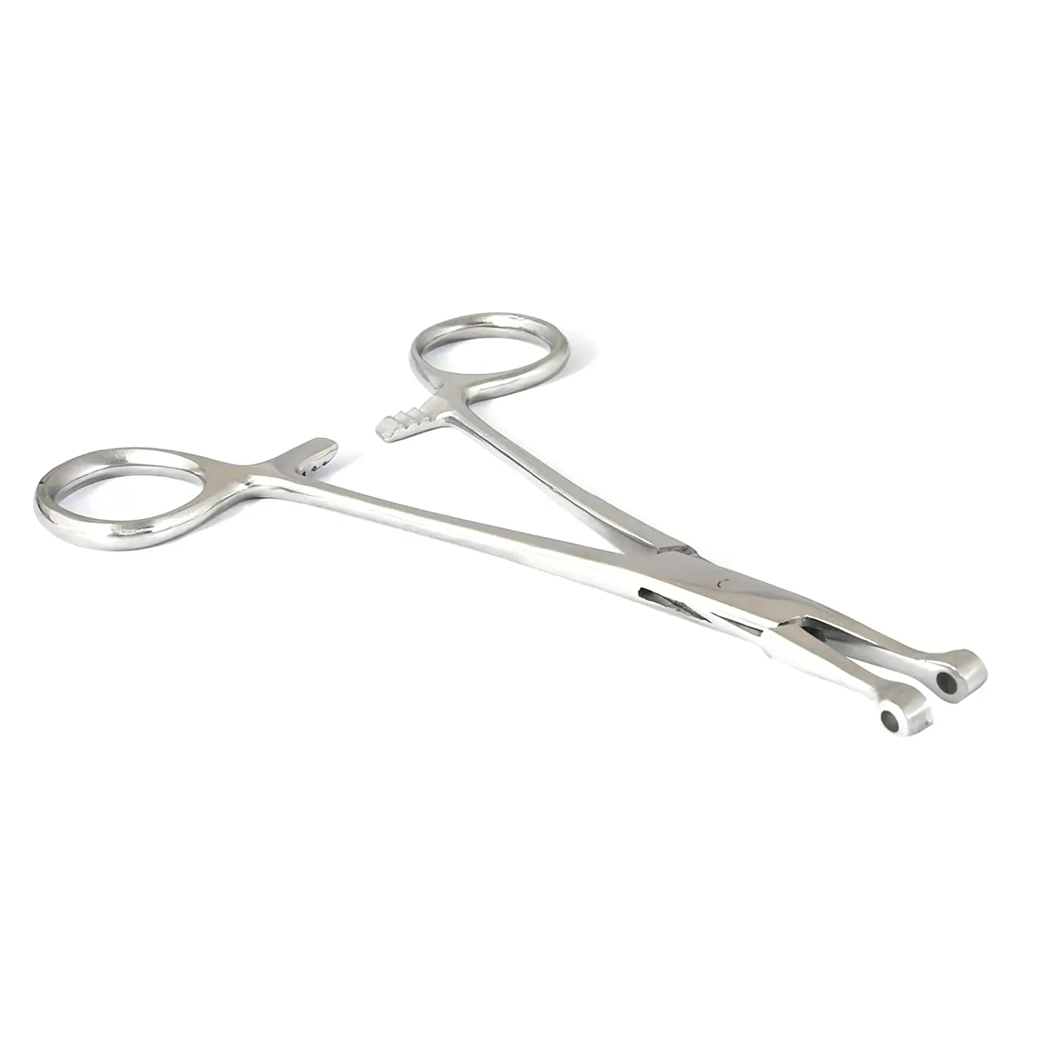 Non-locking Septum Forceps Nose Tongue Tattoo Body Piercing Pliers ...