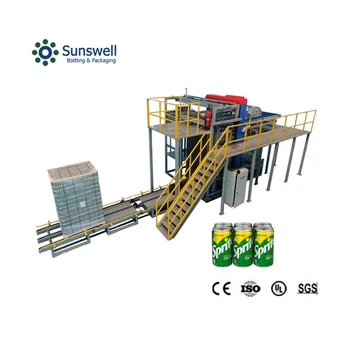 Easy Operation Craft Can Depalletizer Automatic De-palletizer Machine Beer Tin Glass Bottle ...