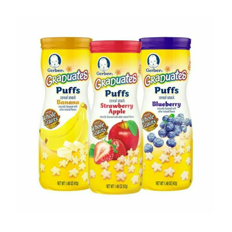Banana Gerber Graduates Puffs Cereal Snack For Sale Grain Snacks Cheap ...