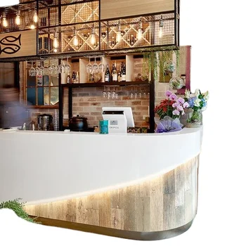Luxury Hotel Bar Counter Customized Restaurant Bar Counter Lounge Bar ...