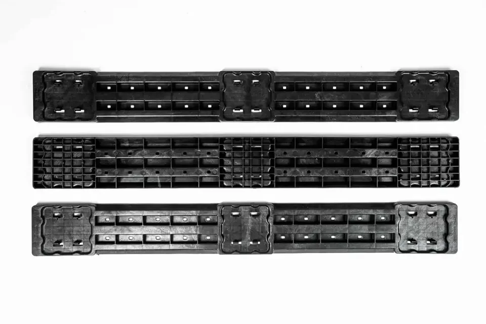 Nestable Plastic Pallet Np1 Open Deck Runners 100% Recycled Warehousing ...