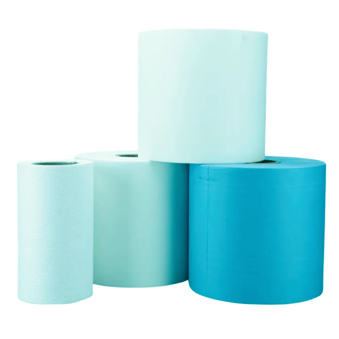 Heavy Duty Disposable Blue Jumbo Industrial Dry Wood Pulp Polyester ...