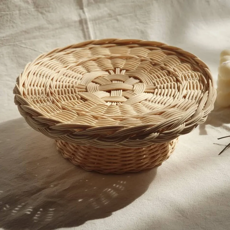 Eco-friendly 3 Tier Rattan Cake Stands - Luxury & Sustainability