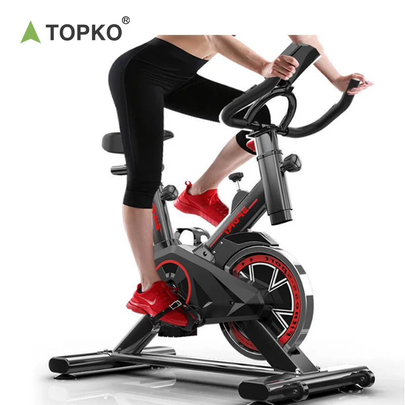 TOPKO High Quality Fitness Bicycle Indoor Cycling Trainer Spinning Bike Home Use Gym Equipment ...