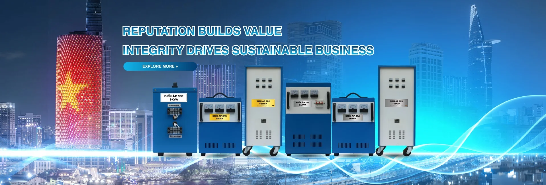 Vietnam 54kVA Three-Phase 380V/200V Aluminium Power Transformer with ...