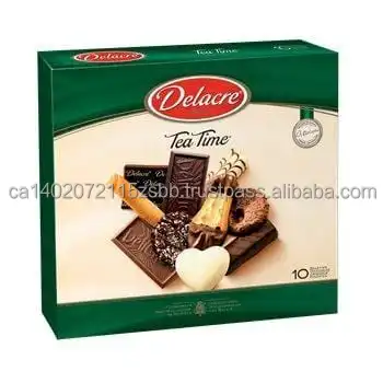 Delacre Tea Time Assortiment Biscuits Secs Natures Et Chocolat 1kg ...