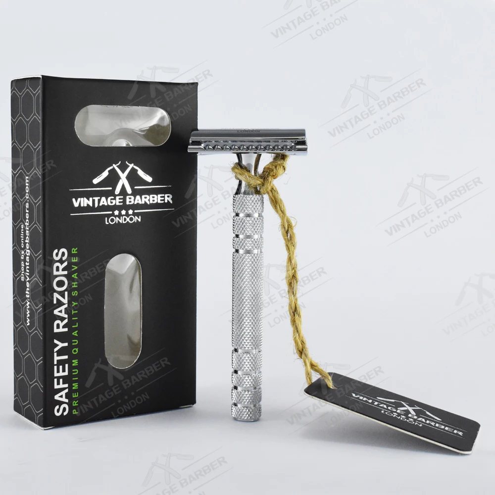 Platinum Double Edge Safety Razor Luxury Safety Razors Powder Coated ...