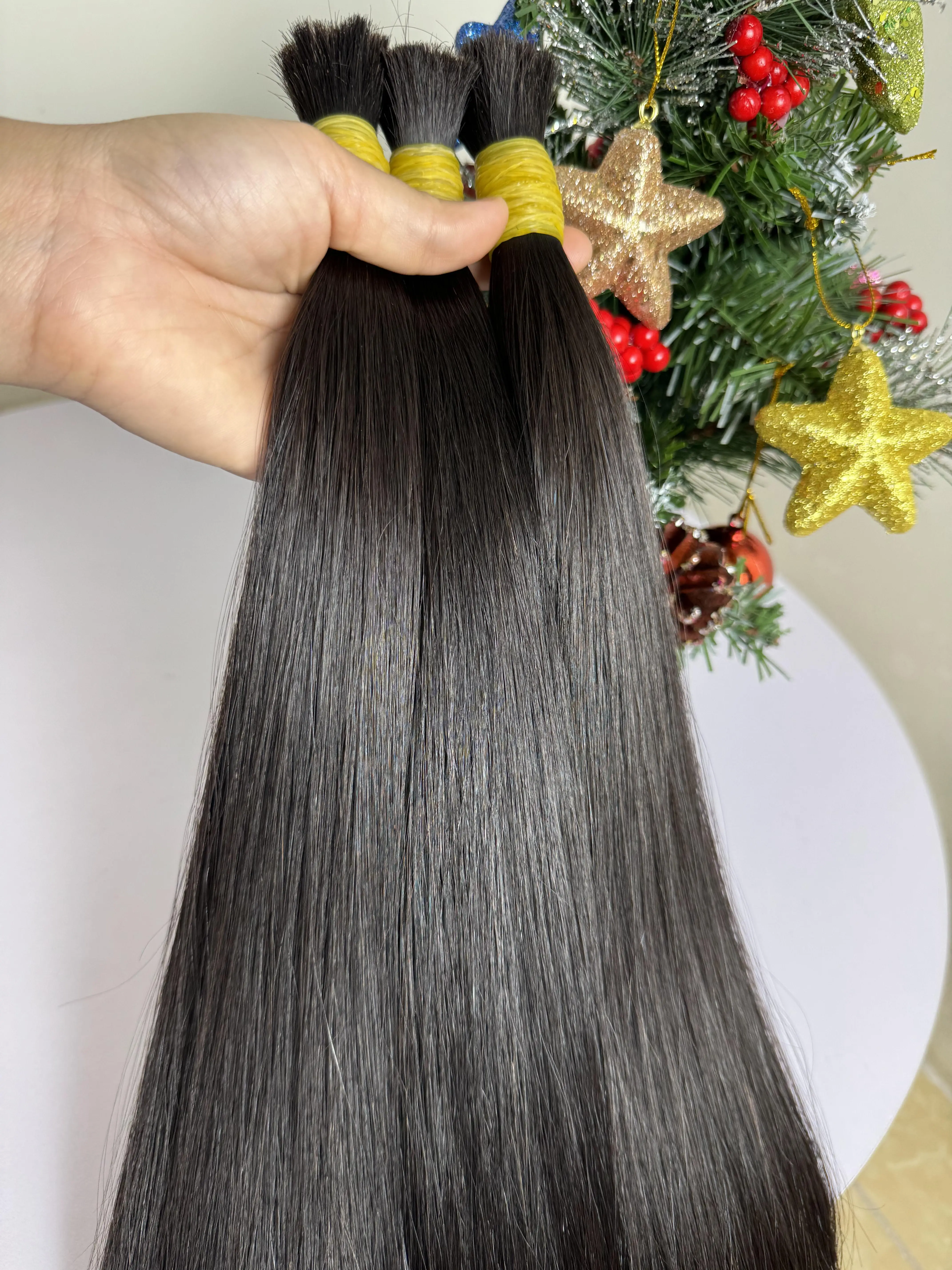 Unprocessed Raw Single Donor Bulk Hair Human Hair Bundles Vietnam ...