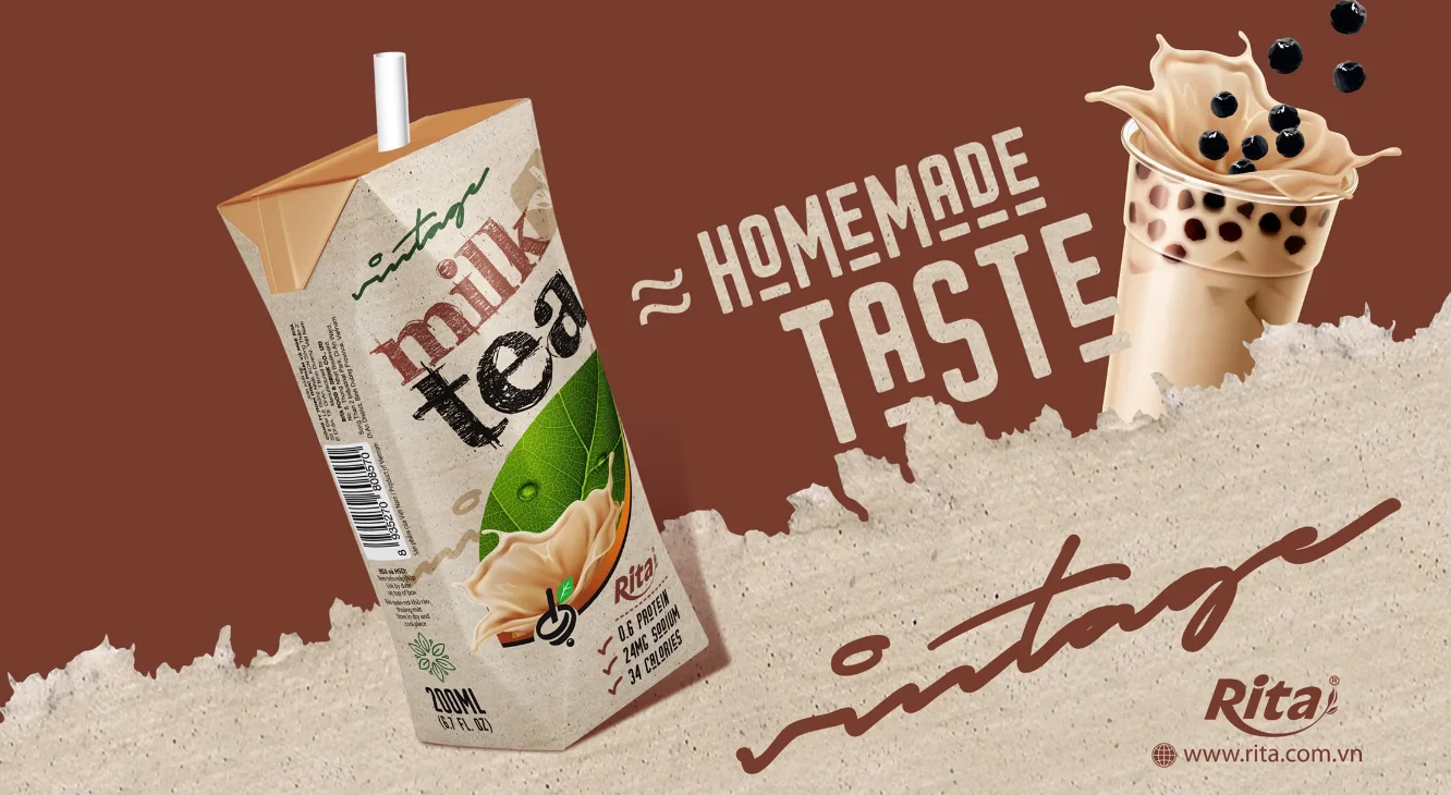 Rita Bubble Milk Tea with Taro Flavor - Wholesale Price