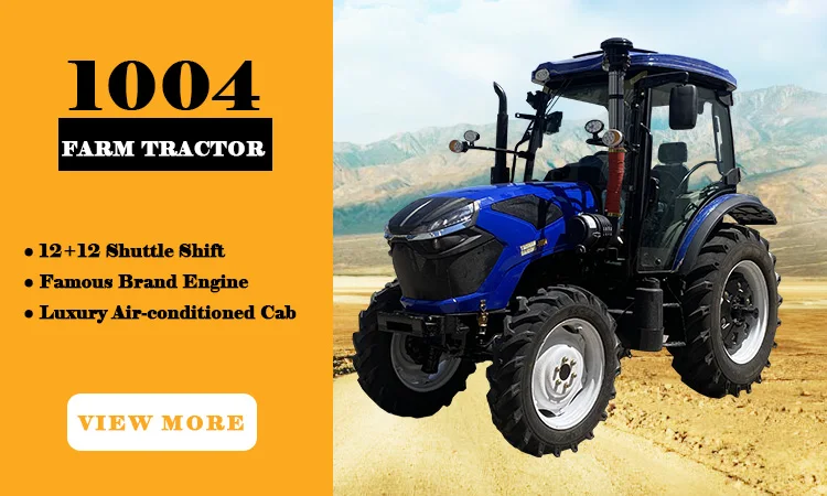 100HP Luxury Farm Tractor With Air Conditioned Cab 4WD for Large-Scale ...