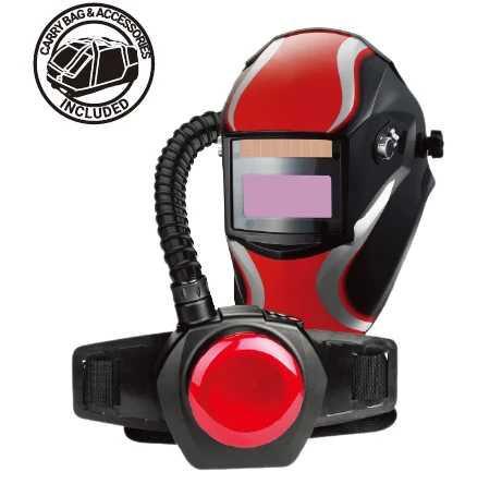 Papr Powered Air Purifying Respirator Kit - Auto Darkening Welding Helmet