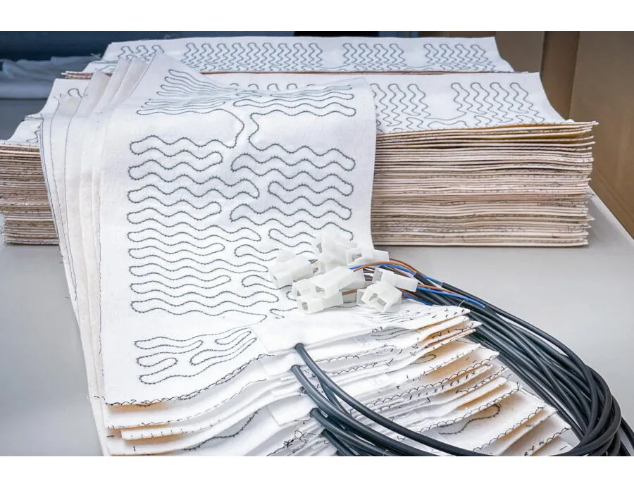 Textile Heating Element Non-woven With Insulated Heat Wire - Buy ...