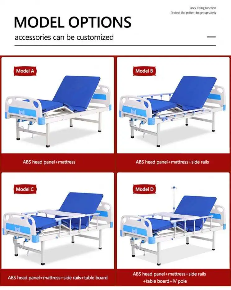 Alibaba.com: 2-crank manual hospital bed for patient care ...