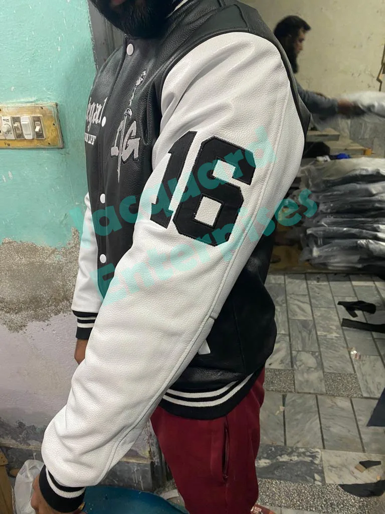 Professional Top Quality Leather Made Varsity Jacket Cheap Price ...