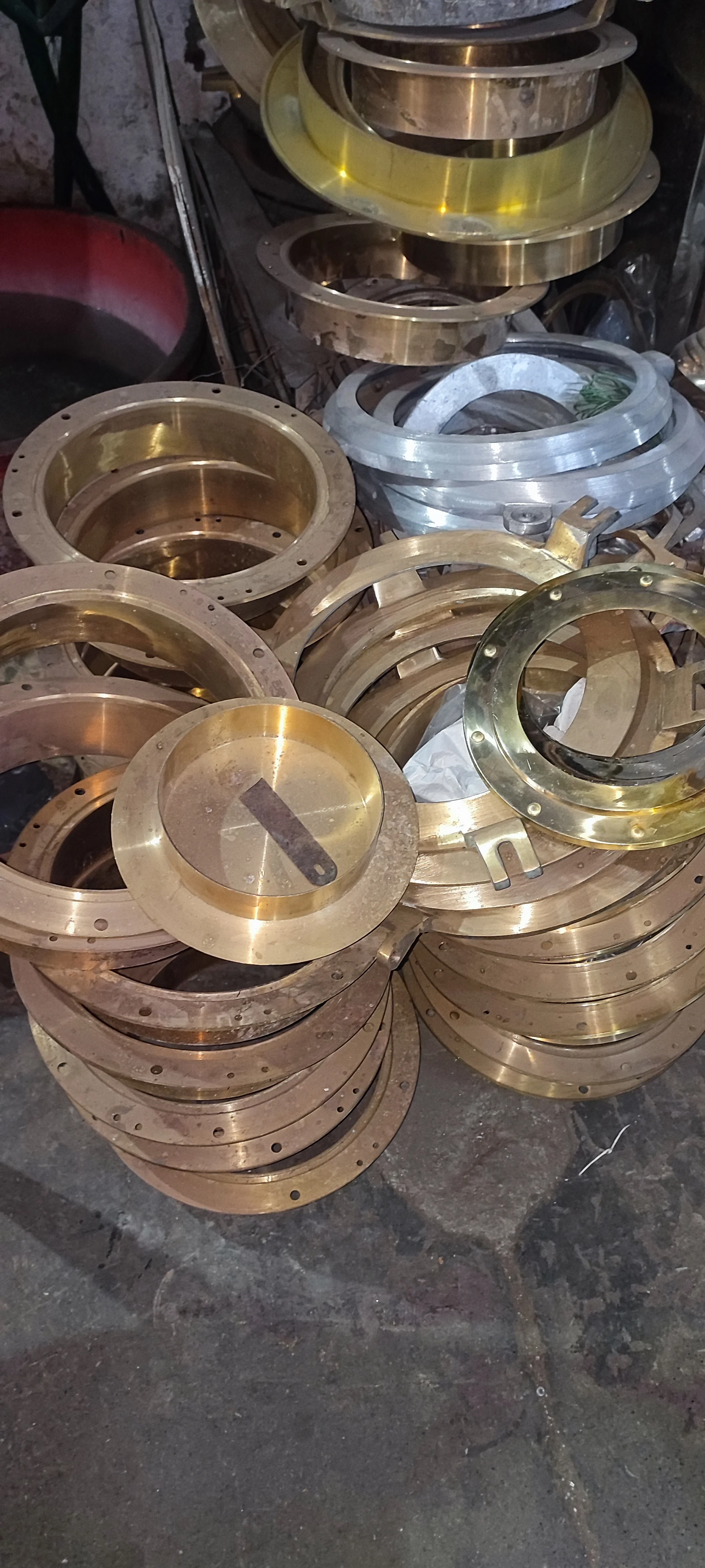 Solid Brass Maritime World Time Clock On Brass Stand Hanging Desk/7 ...