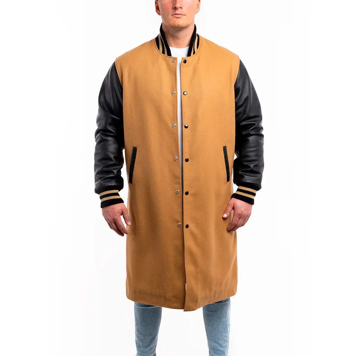 High Quality Varsity Jacket Style Coat Custom Print Embroidered Custom ...