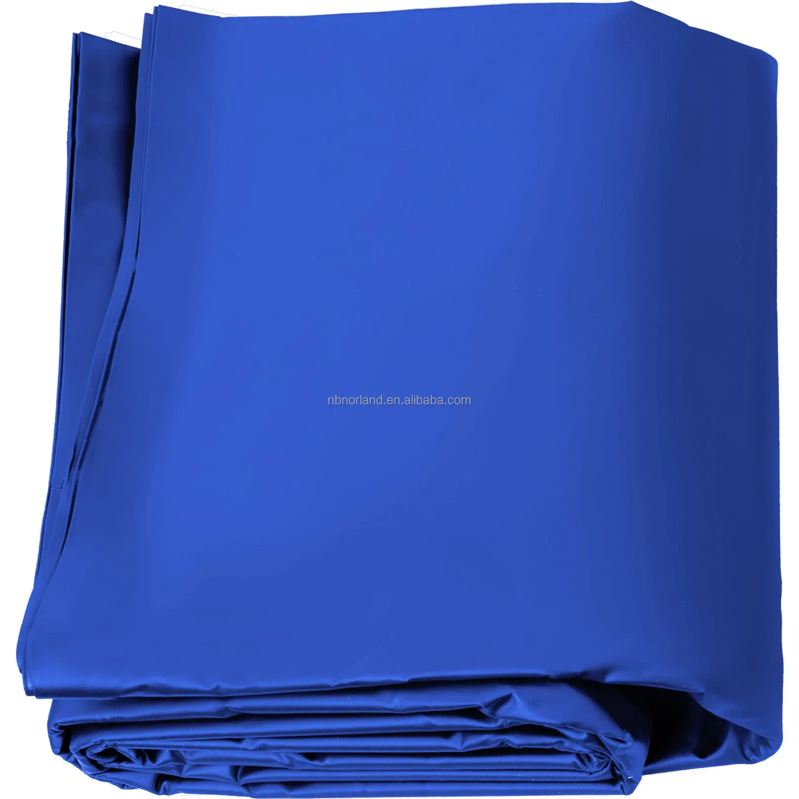 Blue in-Ground Pool Cover - Durable PVC with Aluminum