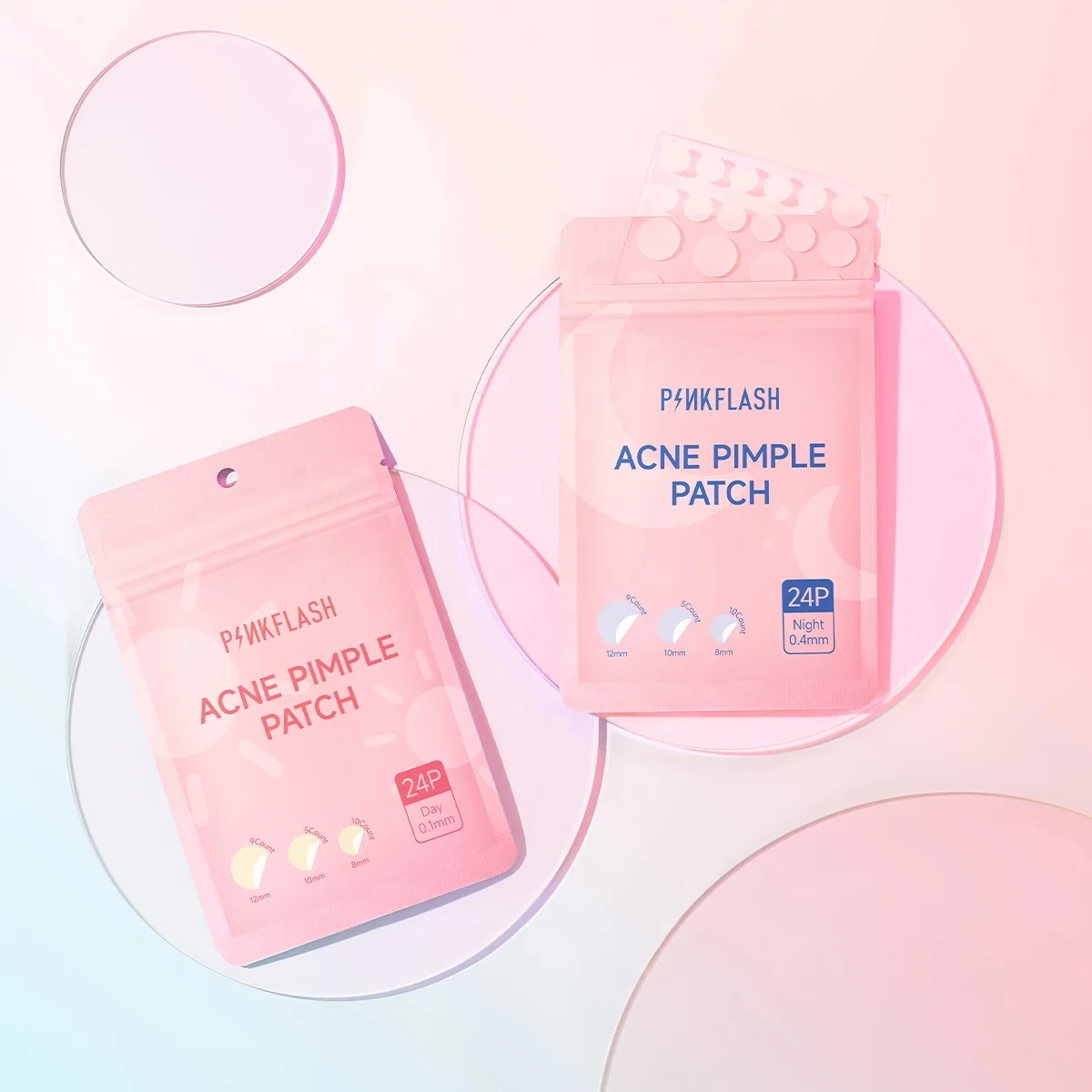 PINKFLASH PF-SC58 Invisible Elf Acne Pimple Patch Dots for Spots Acne ...