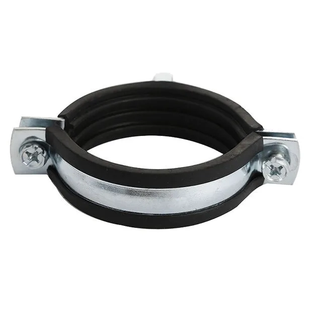 Heavy Duty Rubber Lined Hose Clamp Galvanized Steel Hinged Clamp Rubber Lined Split Clamp ...