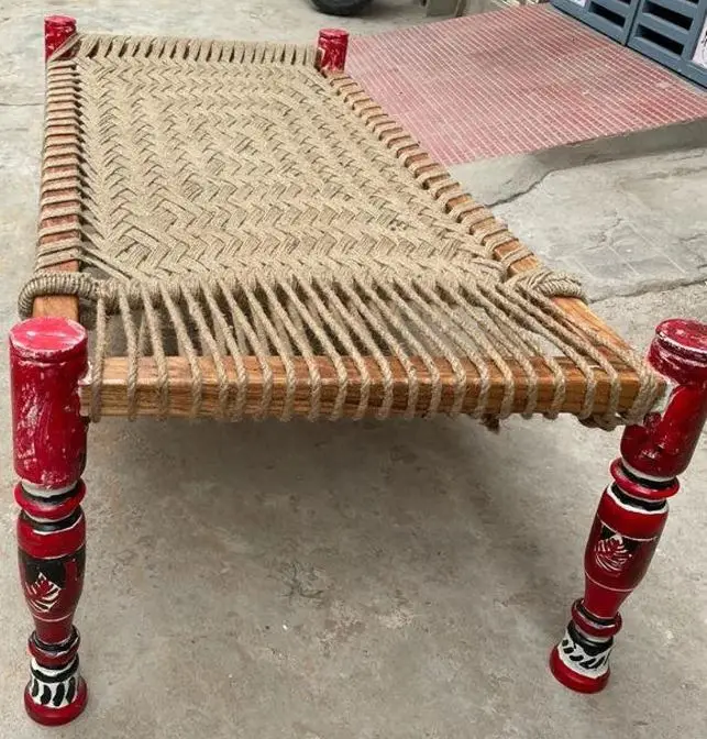 Modern Luxury Antique Royal Bed Room Wooden Indian Desi Khaat Bed ...