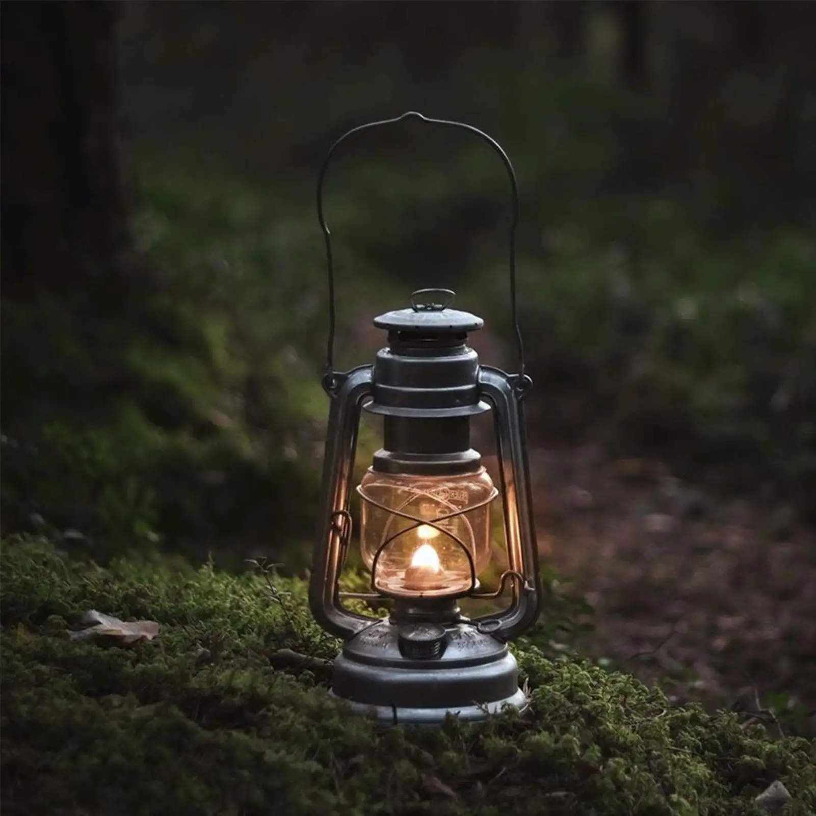 Portable Small Camping Lights Oil Lamp Rechargeable Lighting Outdoor ...