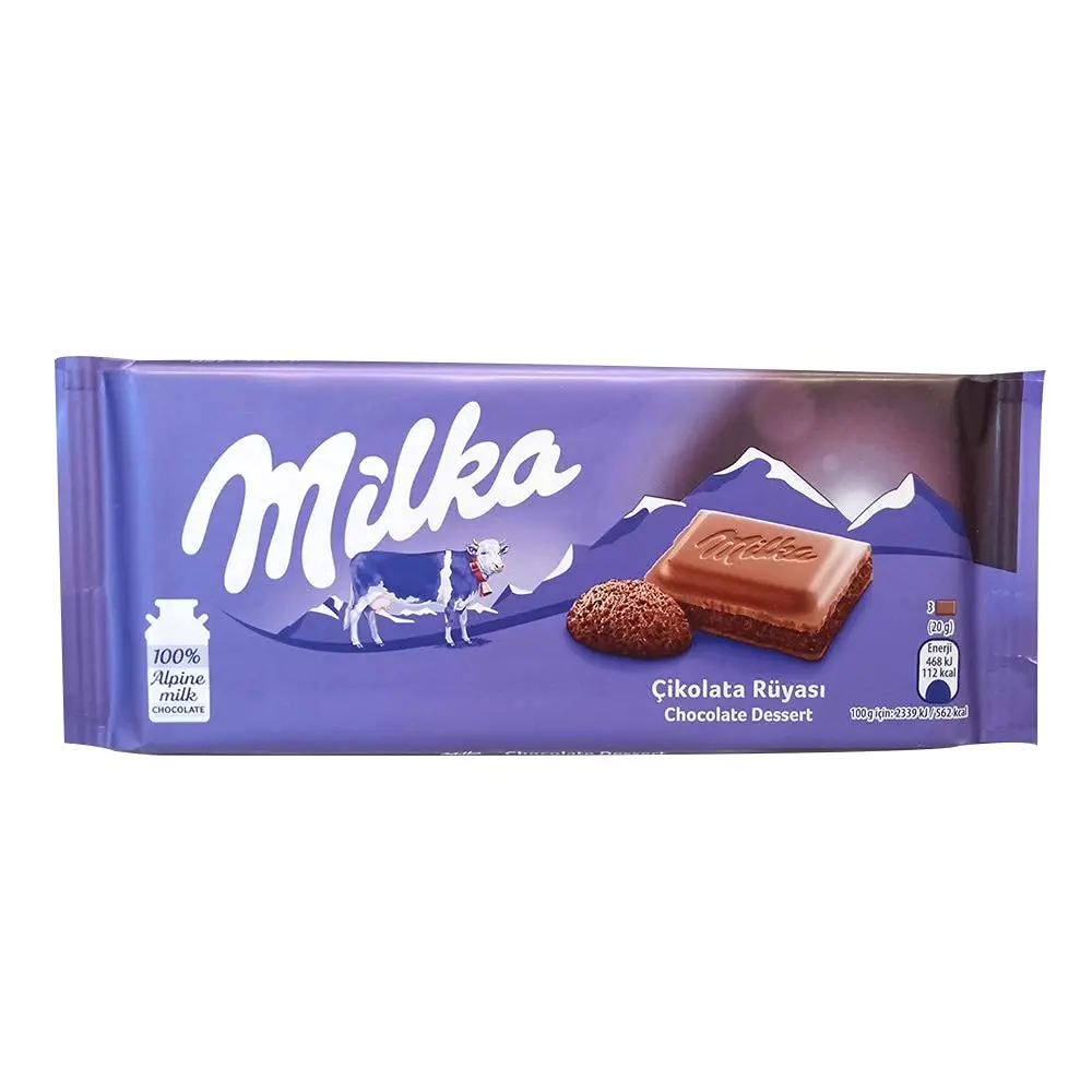 Milka Chocolate Dessert Alpine Milk Chocolate 100g - Buy Milka ...
