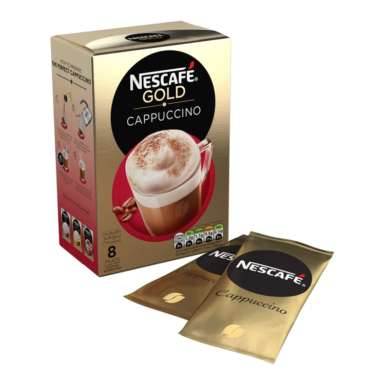 Nescafe Gold Cappuccino Coffee Sachet - Nescafe Gold Cappuccino Instant ...