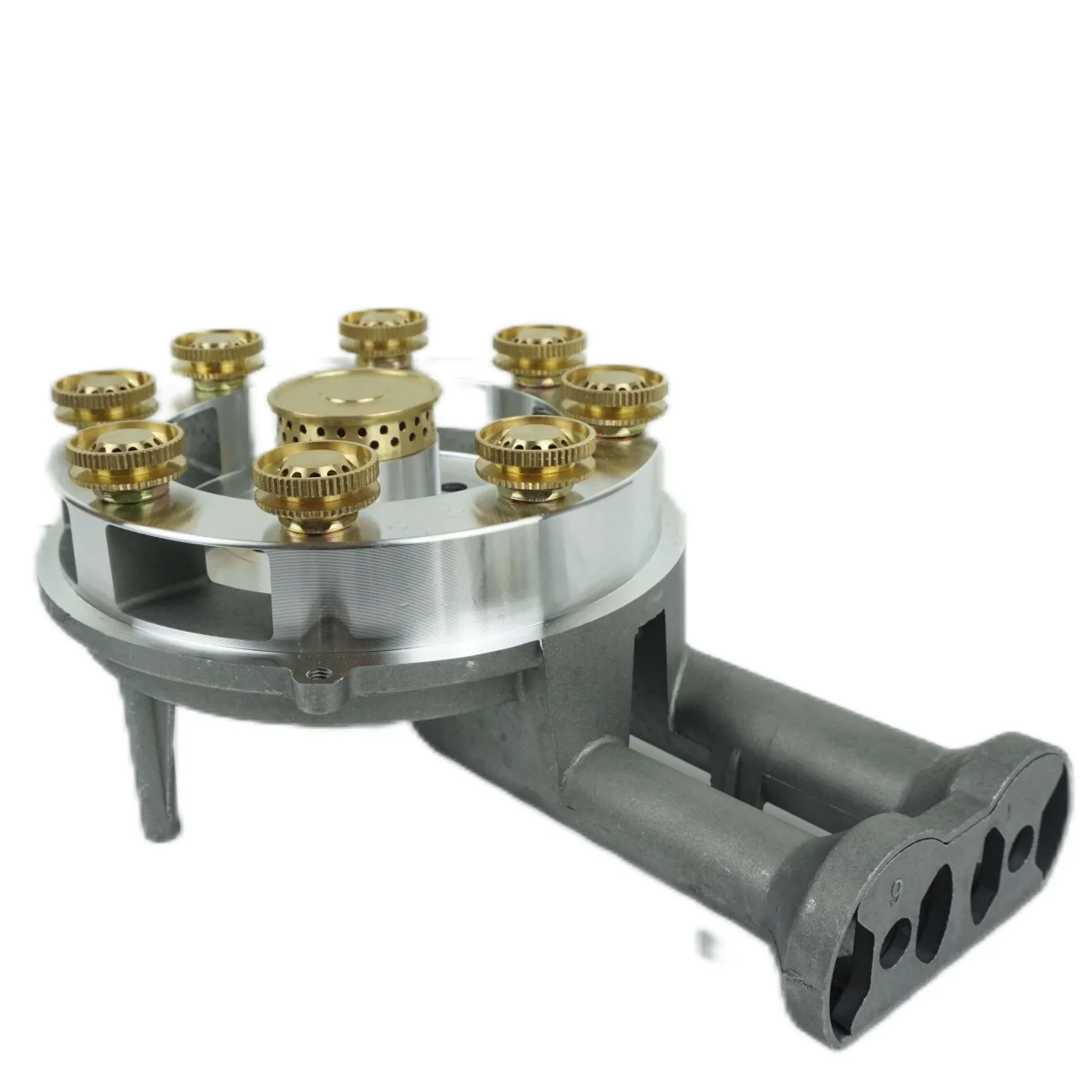 Wholesale 9 Burners With Base Cast Aluminum,Fire Hole Position Cnc Pure ...
