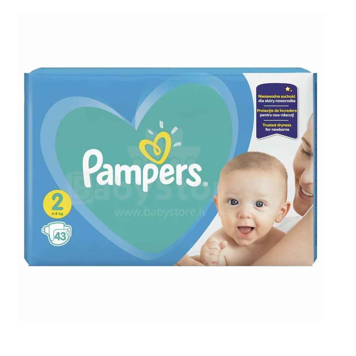 Pampers Active Baby Diapers 2-5kg Size 1 Newborn 43pcs - Buy Pampers ...