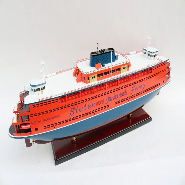 Statenn Island Ferry Ship Model - Model Boats For Home Decoration ...