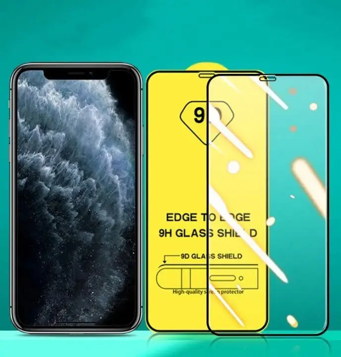 Hot Selling Anti-explosion 9d Tempered Glass Phone Screen Protector For ...